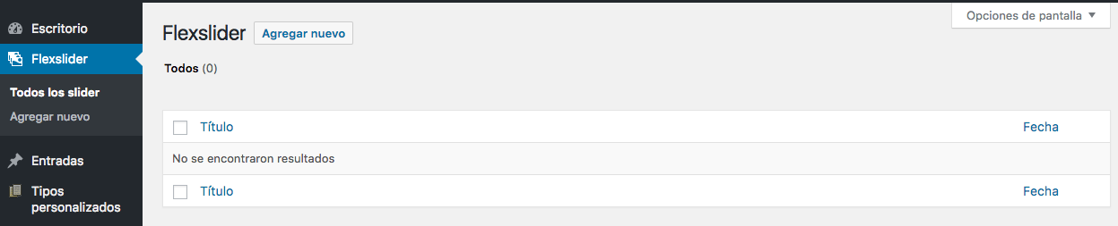 Creando un plugin WordPress con Flexslider | Andres Dev